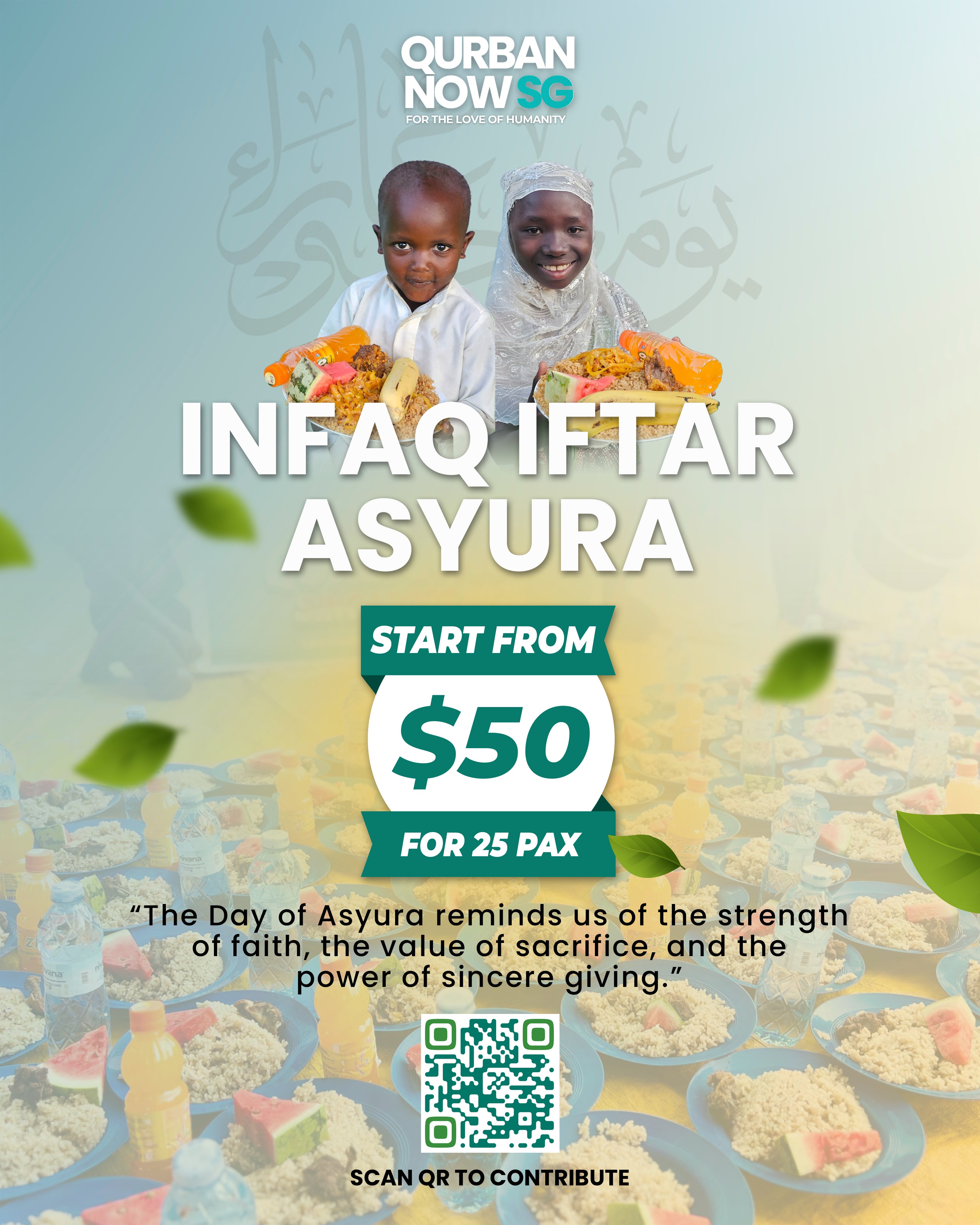 Infaq Iftar Hari Asyura – QurbanNOW SG